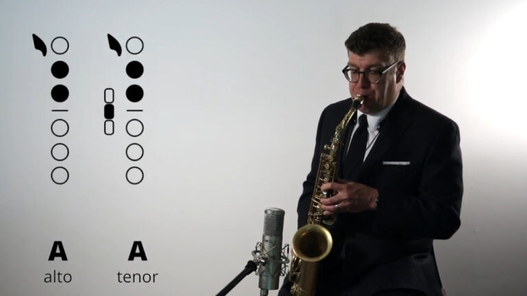 How to Read and Use a Saxophone Fingering Chart - Sessions Music